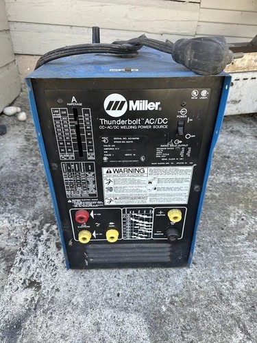 Miller thunderbolt AC/DC Power Source Welder | eBay