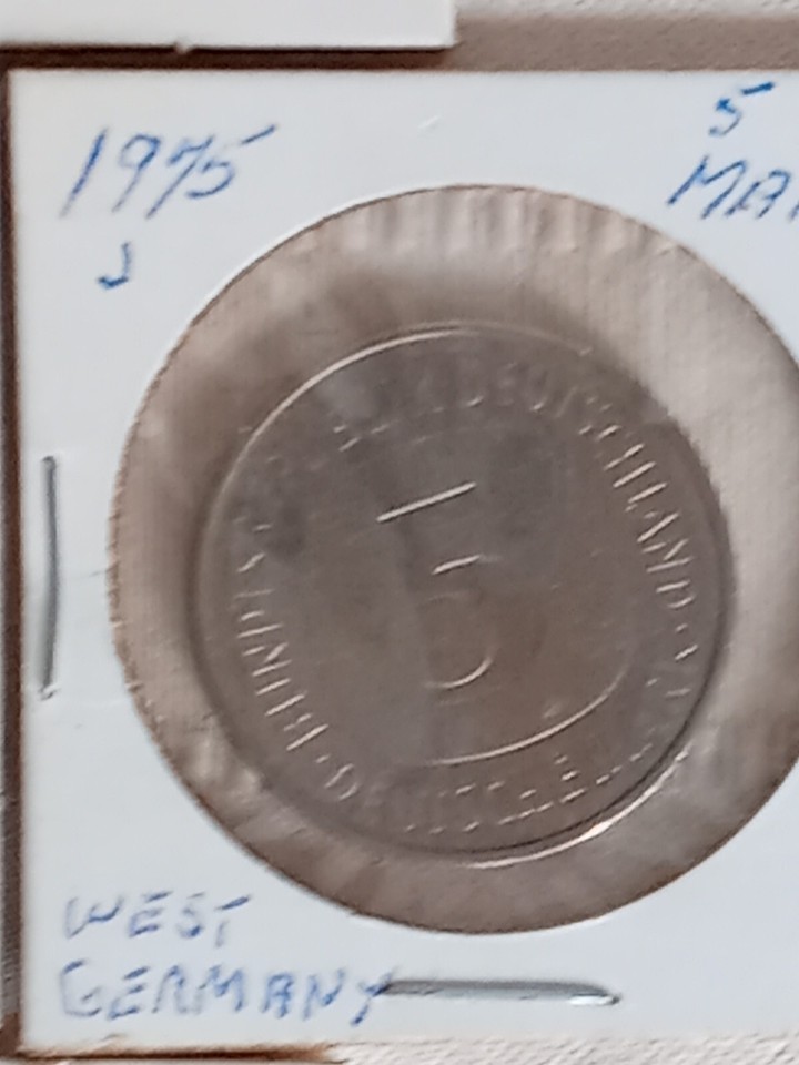 1975 - 1977 West Germany Five Mark Coins, lot of 7 - 2225 | eBay