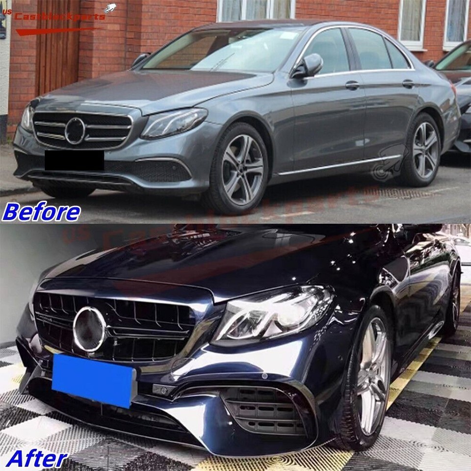 For 16-2020 Mercedes Benz E E300 E400 W213 Facelift E63 AMG Grille ...