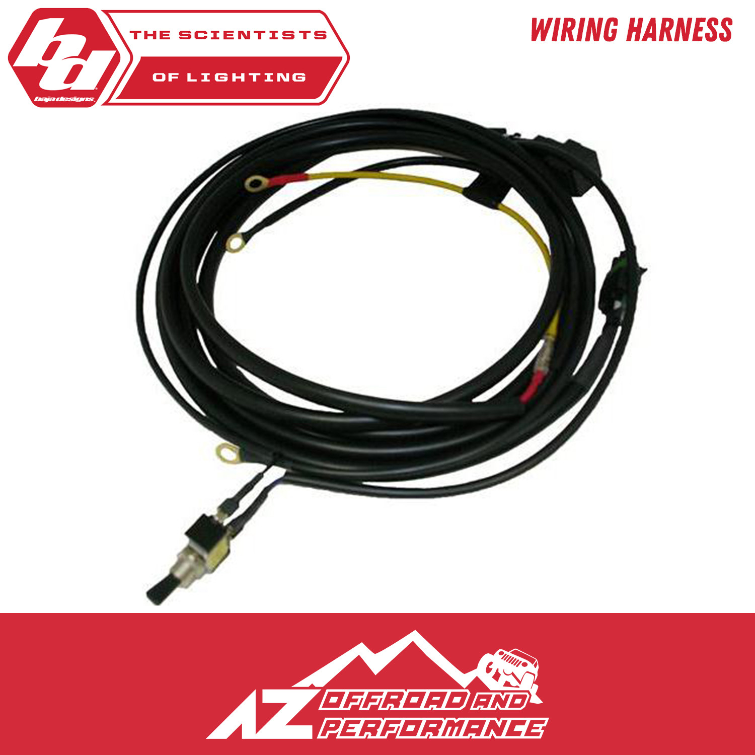 Baja Designs UTV Wire Harness With Mode 1 Bar Max 325 Watts 640114 for ...