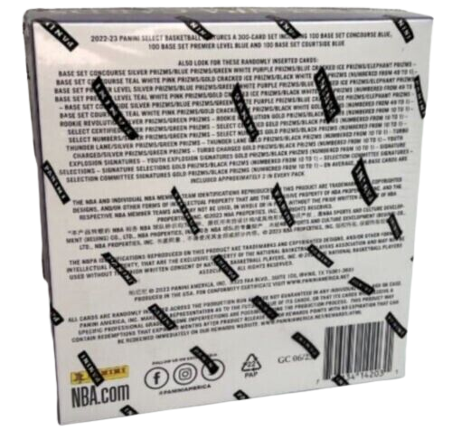 PANINI SELECT 2022-23 BASKETBALL FACTORY SEALED "IN STOCK" MEGA (8 PACK ...