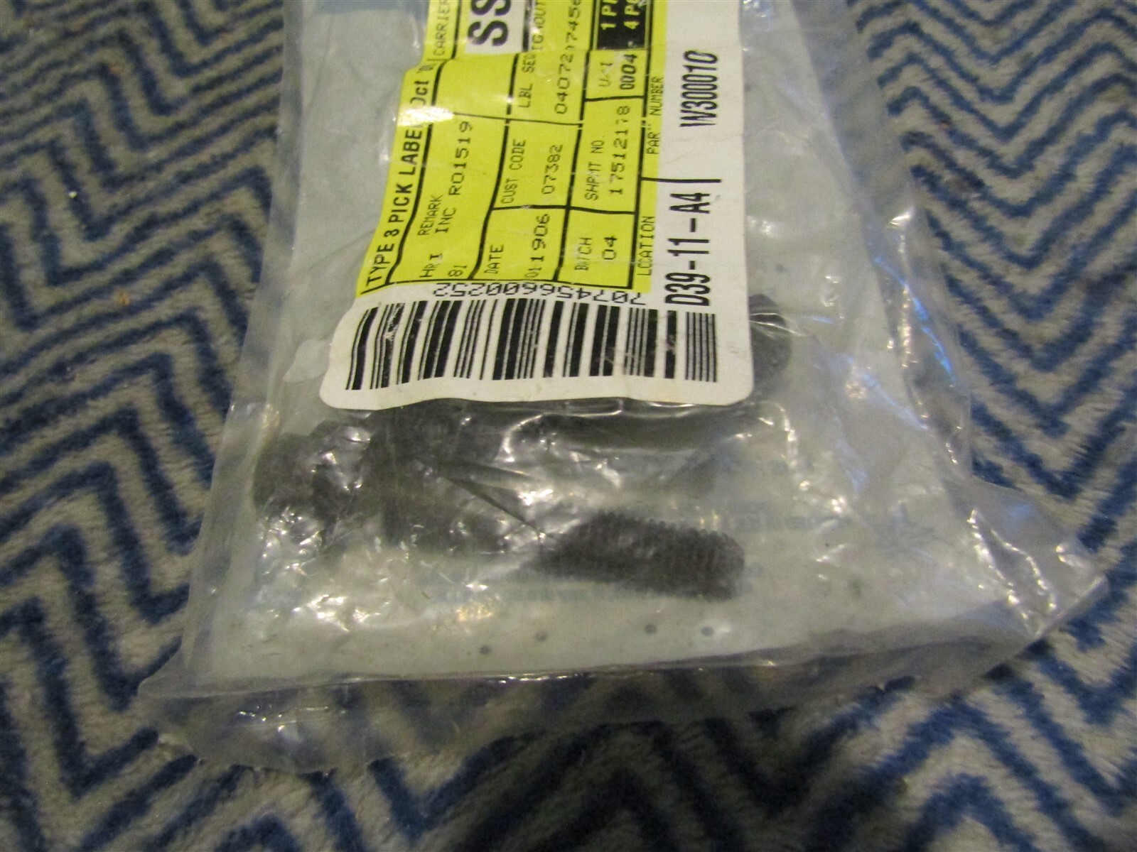 NOS FORD BOLT LOT OF 3 PART NUMBER W300010 NEW GENUINE FORD | eBay