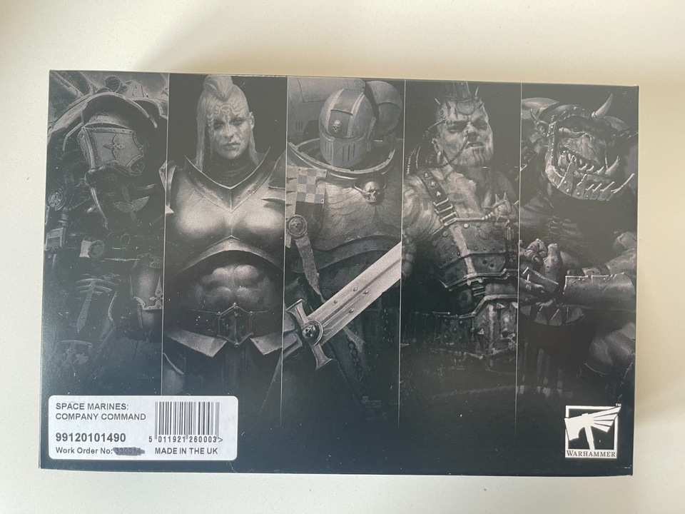 RARE OOP Space Marines Company Command | Warhammer 40k | Brand New ...