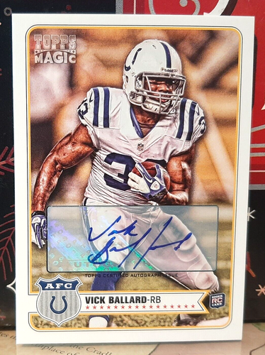 VICK BALLARD ROOKIE AUTO ~ 2012 TOPPS MAGIC #152 ~ MS STATE BULLDOGS ...