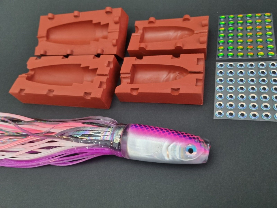 Three Kits for Large 300 g, 250 g, 190 g Trolling Lure Heads | eBay