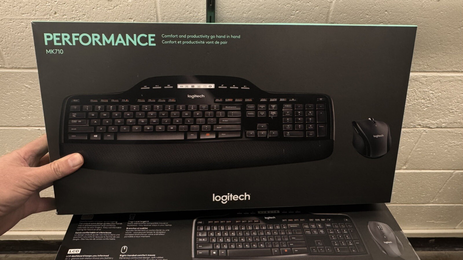 Logitech MK710 LOGI Performance Wireless Keyboard w/ Mouse NIB RETAIL ...