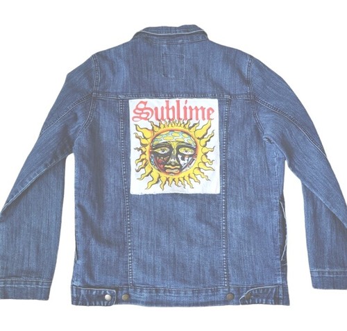 Sublime Denim Jacket, Sun w/Sublime Logo on back. Su… - Gem