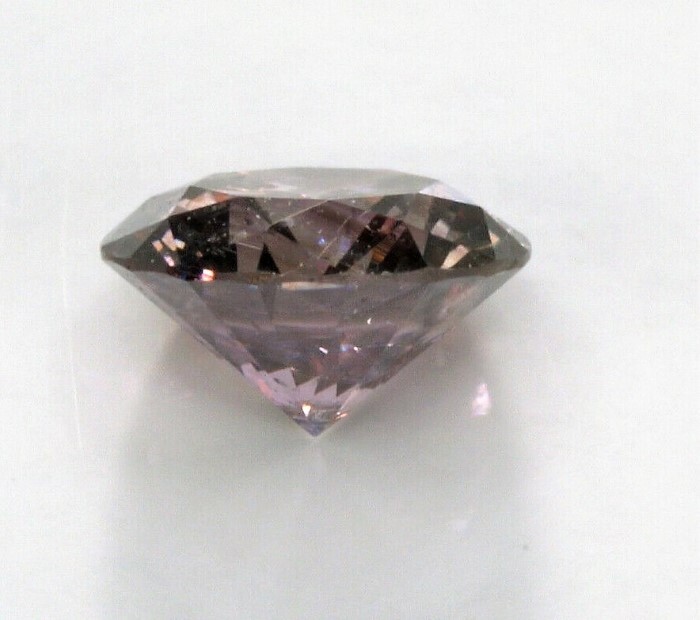 LIGHT PURPLE DIAMOND LOOSE GEM ROUND CUT CANADIAN GENUINE FACETED ...