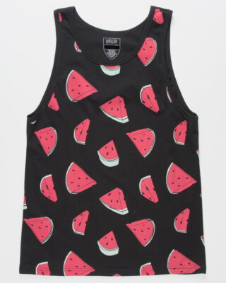 VALOR Watermelon Allover Print Tank Top Brand New | eBay