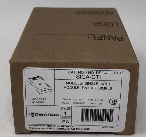 PACK OF FIFTEEN (15) BRAND NEW EDWARDS EST SIGA-CT1 MODULE SINGLE INPUT ...