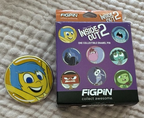 FiGPiN Mystery Mini Inside Out 2 Series 01 Disney Pin JOY Exclusive | eBay