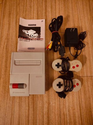 NINTENDO HVC101 New AV Famicom Console 2 Controllers Operation ...