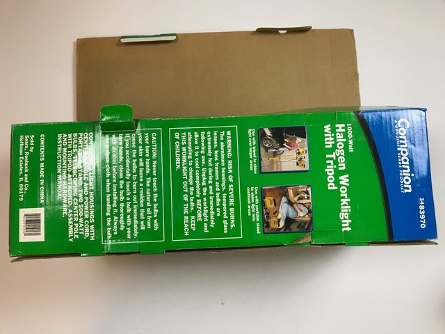 Craftsman Companion 1000-Watt Quartz Halogen Twin-Head Work Light w ...