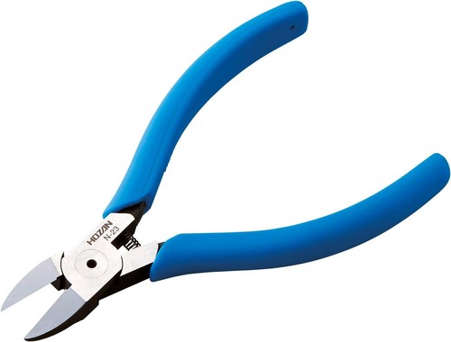 HOZAN N-023 Nipper with Coil Spring DIAGONAL CUTTER Elastomer resin ...