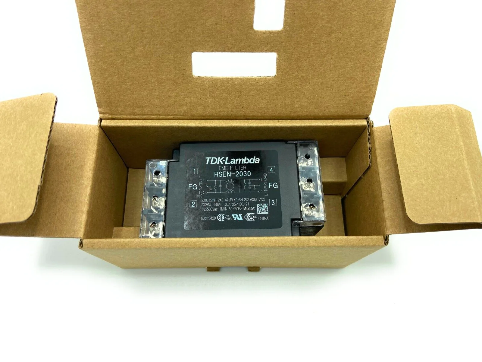 TDK Lambda RSEN-2030 Single Phase EMC/EMC 250VAC 30A Power Line Filter | eBay