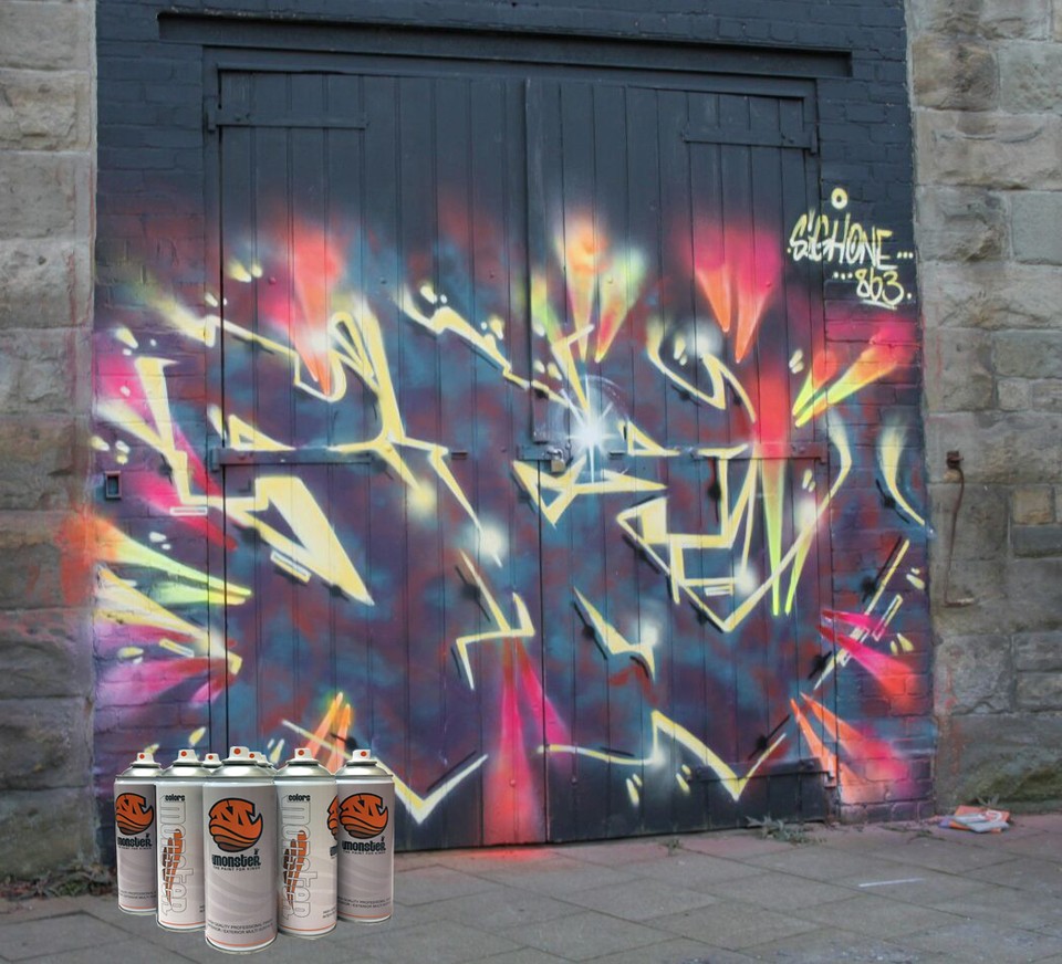 1 x Monstercolors Spray Paint 400ml, Any Colour & Finish, Matte, Satin ...