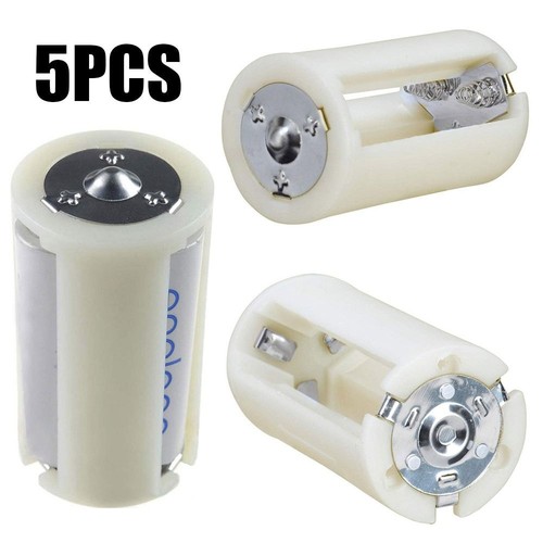 Switcher Adaptor Case Cell Battery Converter 3x AA To D Size Batteries ...