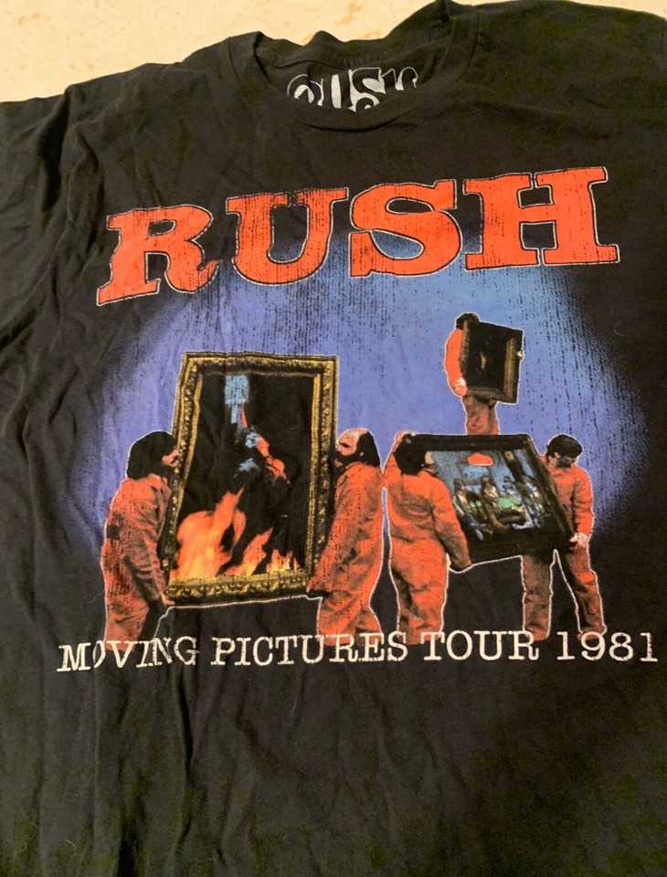 Rush 1981 Tour T-Shirt Black | eBay