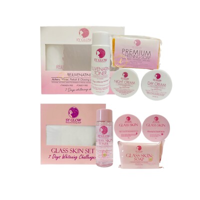 SY GLOW Rejuvenating & Glass Skin Maintenance Set Bundle | eBay