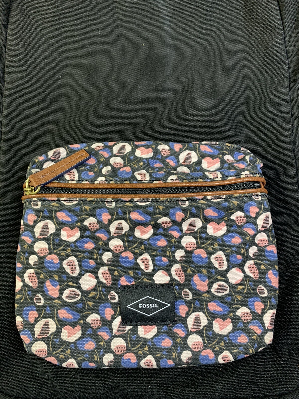Stunning Fossil Backpack Canvas Floral Pattern Design… - Gem