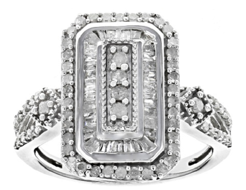 Lab-Created 0.75CT White Cubic Zirconia Elegant Fine Women's 935 Silver ...