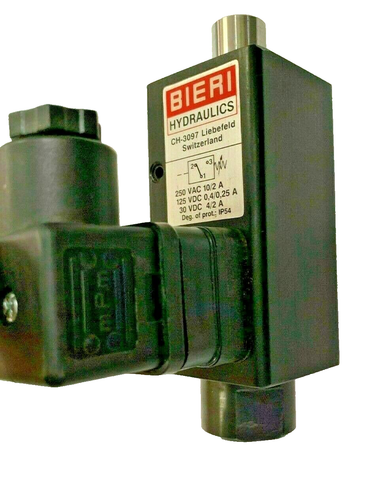 BIERI Hydraulics DV7.1 Series DV7.1000.33100 Hydraulic Pressure Switch 1000 bar | eBay