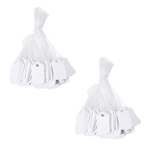 1000pcs Jewelry Paper Labels Birthday Gift Tags Necklace Tags Adhesive ...