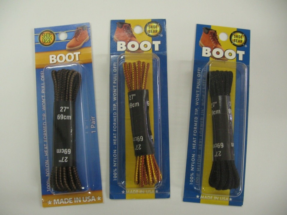 Boot Laces - Work Shoe - Nylon Boot Laces - Pic-A Size & Color 1 PAIR ...