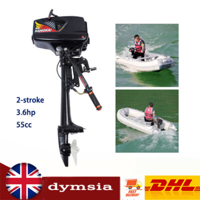 3.6HP 2Stroke Outboard Motor Boat Engine Water-cooling CDI System Short ...