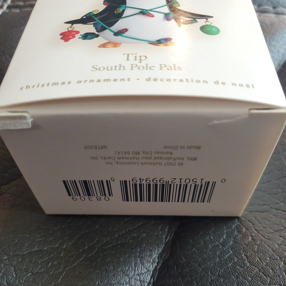 Hallmark Christmas Ornament Tip the Penguin South Pole Friends Series ...