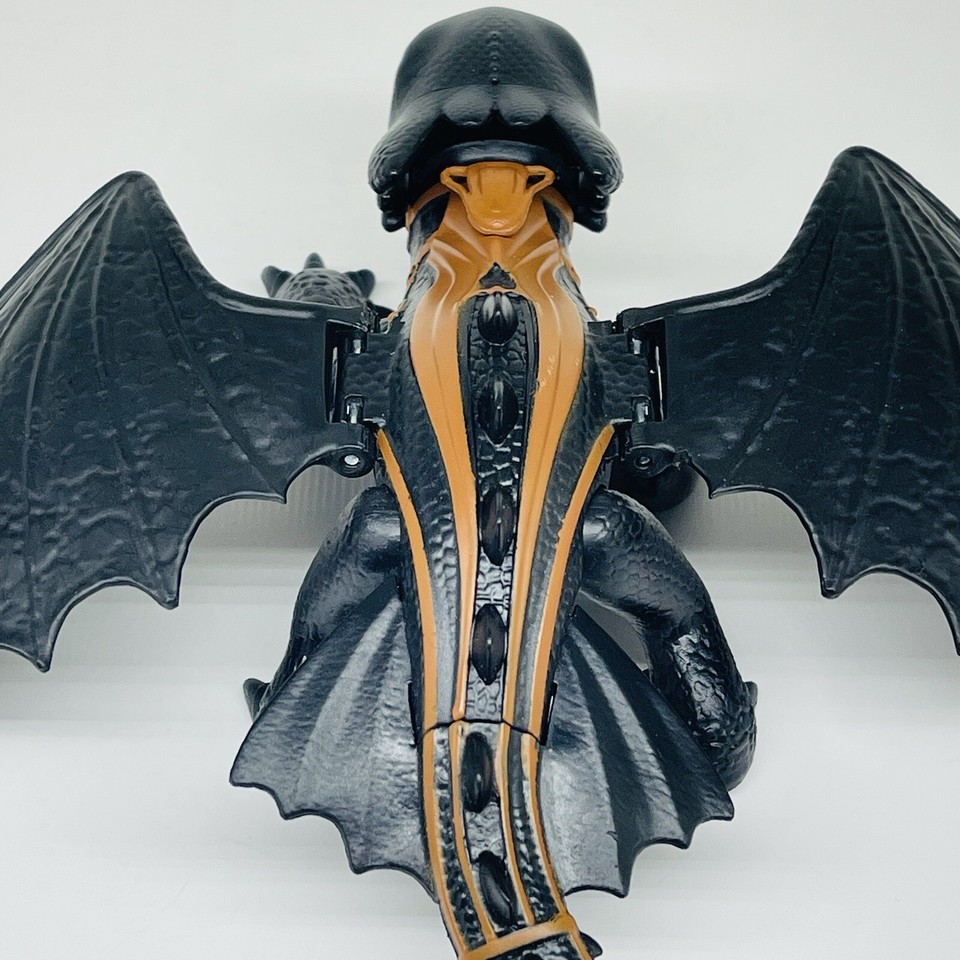 NIGHT FURY TOOTHLESS How to Train Your Dragon 9.5" Figure DWA ...