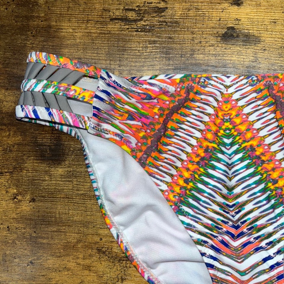 Raisins Yellow Multi Tribal Printed Strappy Hipster Bikini Bottom ...