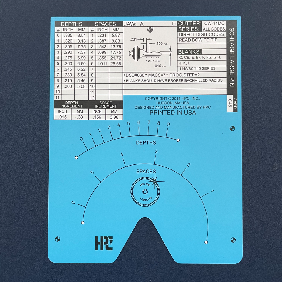 New HPC Replacement Code Cards for 1200 CMB Blitz - Free Shipping ...
