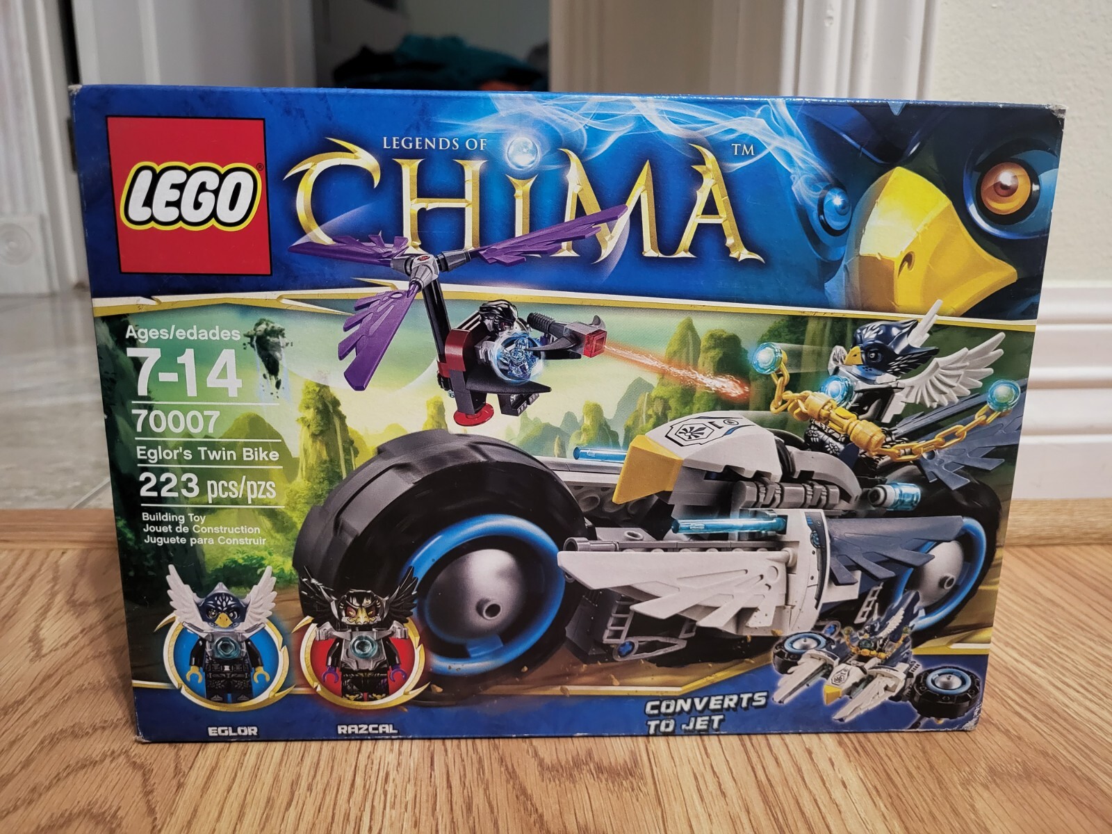 LEGO LEGENDS OF CHIMA 70007 EGLORS TWIN BIKE New In Box Eglor Razcal ...