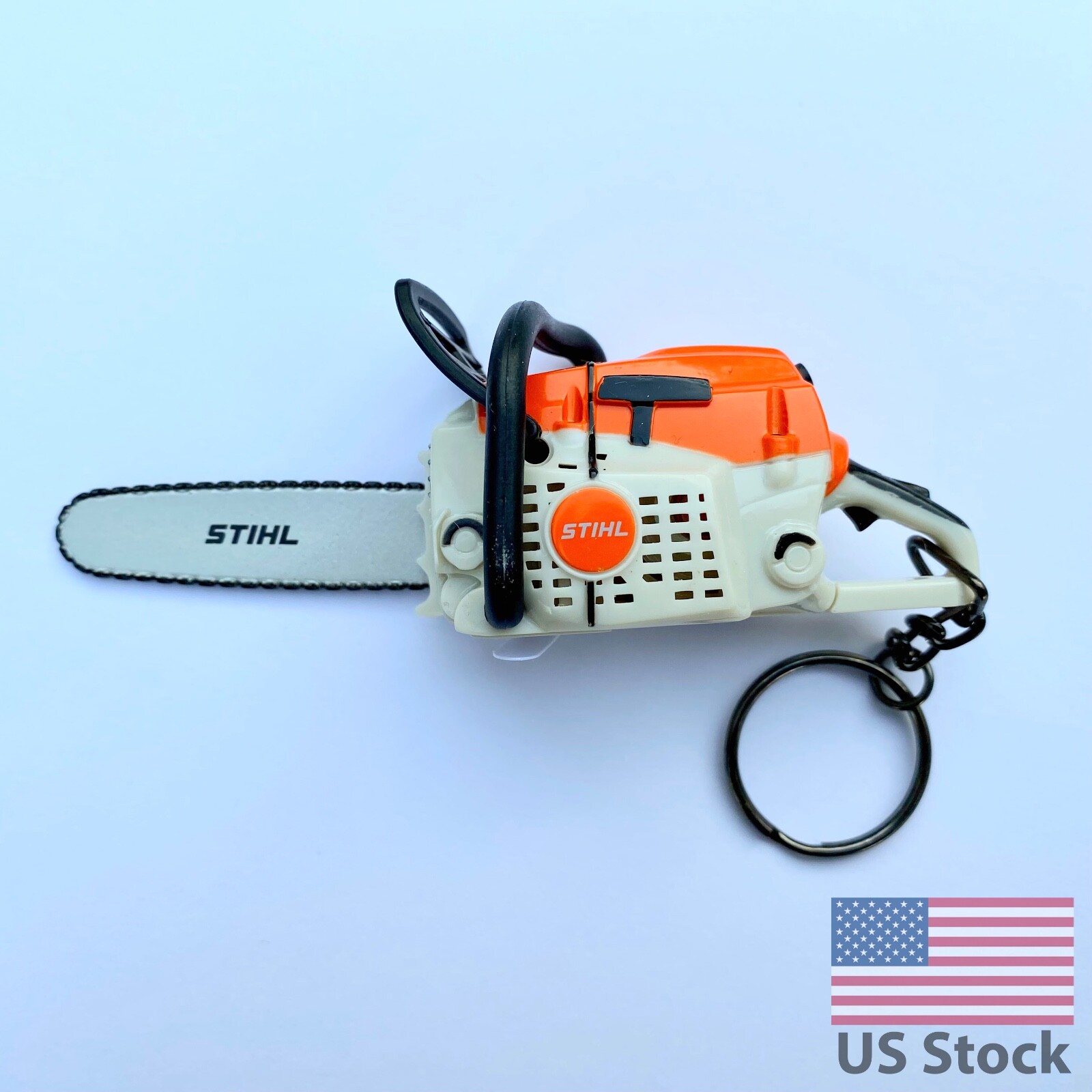 Stihl Chainsaw Key Ring Keychain Battery Operated with Saw Sound | eBay
