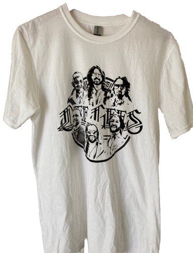 Dee Gees Dave Grohl Foo Fighters Bee Gees Cover Album White T Shirt Medium | eBay