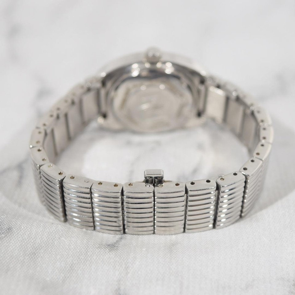Technos Ladies Auto Watch 25J 9-Sided Glass 1970s Used | eBay