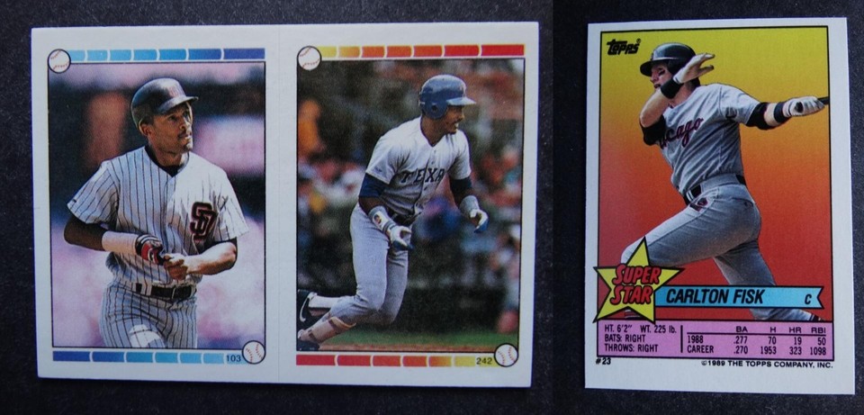 1989 Topps Stickers Baseball Cards Complete Your Set U Pick From List ...