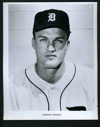 George Thomas Detroit Tigers 1965 Press Original Photo | eBay