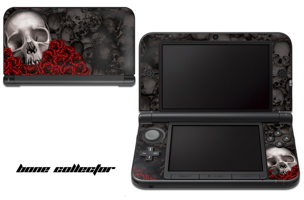 Skin Decal Wrap for Nintendo 3DS XL Gaming Handheld Sticker 12-15 BONES ...