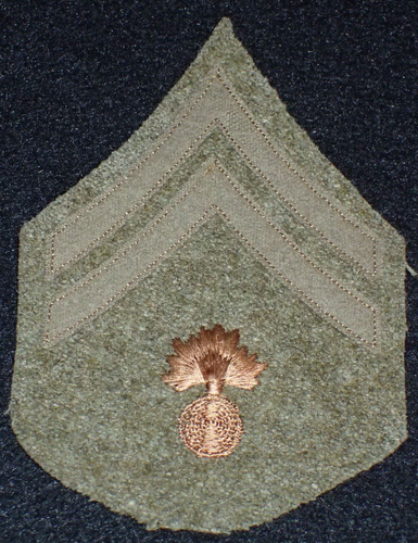 WWI US Army Ordnance Corporal Chevrons Rank Insignia Patch Wool, Until ...