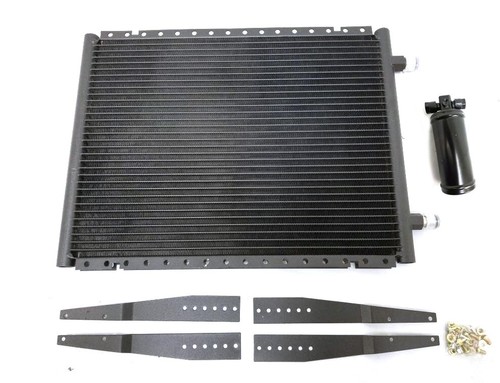 Universal 14" x 18" Horizontal Air Conditioning Condenser + Brackets AC ...