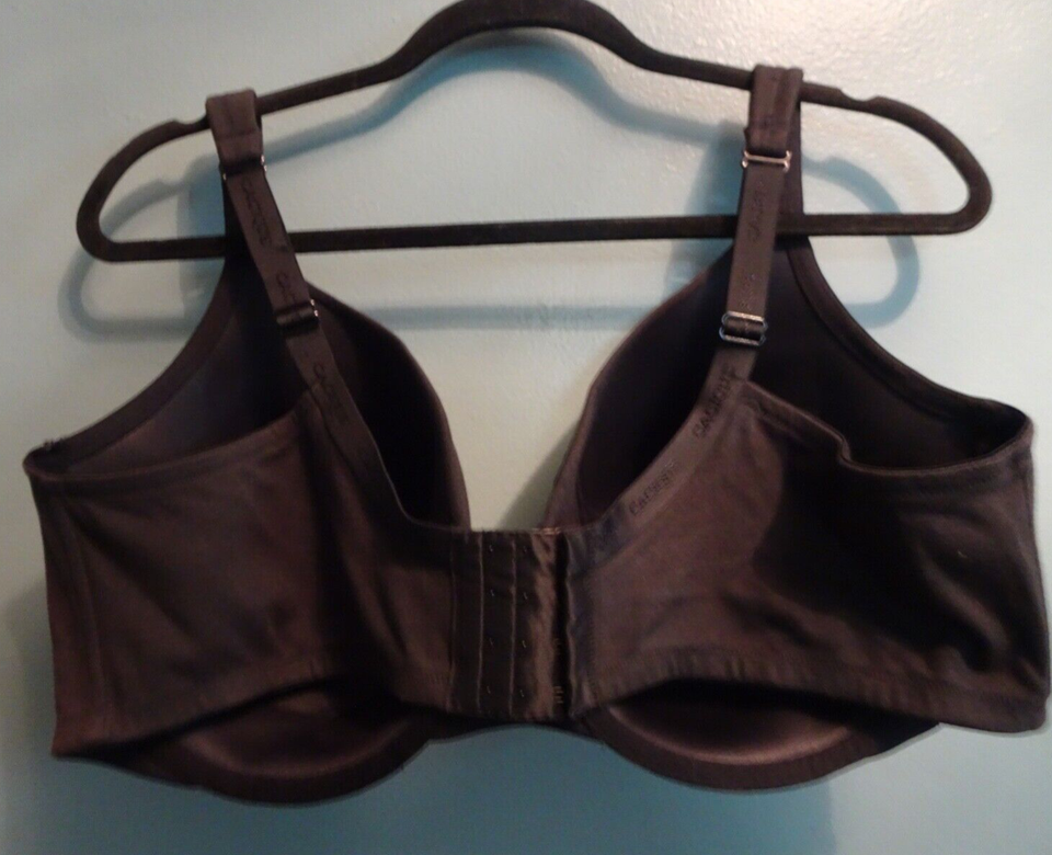 Lane Bryant Cacique 46DD Black Cotton Lightly Lined Full Coverage Bra ...
