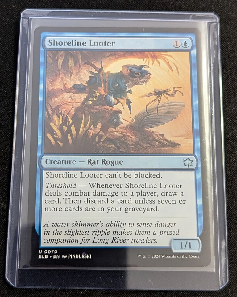 MTG - Shoreline Looter - Bloomburrow - Pack Fresh!! | eBay