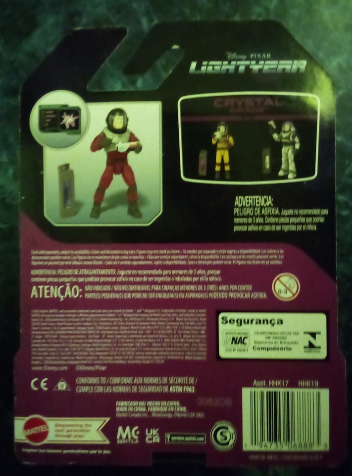 Disney Pixar Lightyear 2022 Buzz Lightyear XL-09 Crystal Grade Figure ...