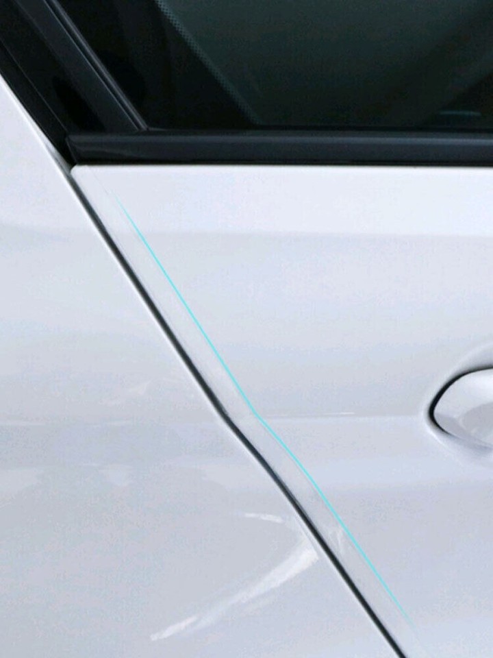 Anti-scratch Transparent Strip Car Door Protector Sill Scuff Cover ...