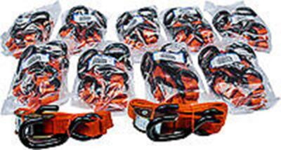 Fire Power tie-downs orange 1X68" (10 pair S) 21269BULK | eBay