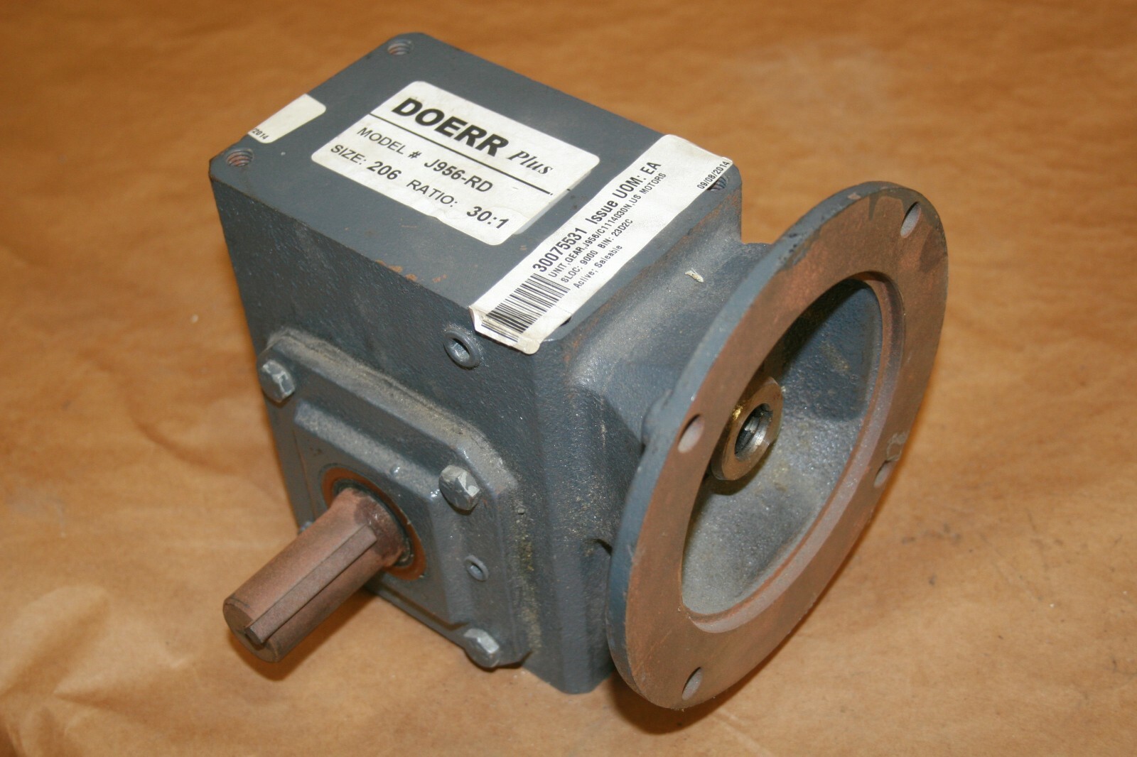 Doerr Plus Speed Reducer J956-RD Size 206 Ratio 30 | eBay