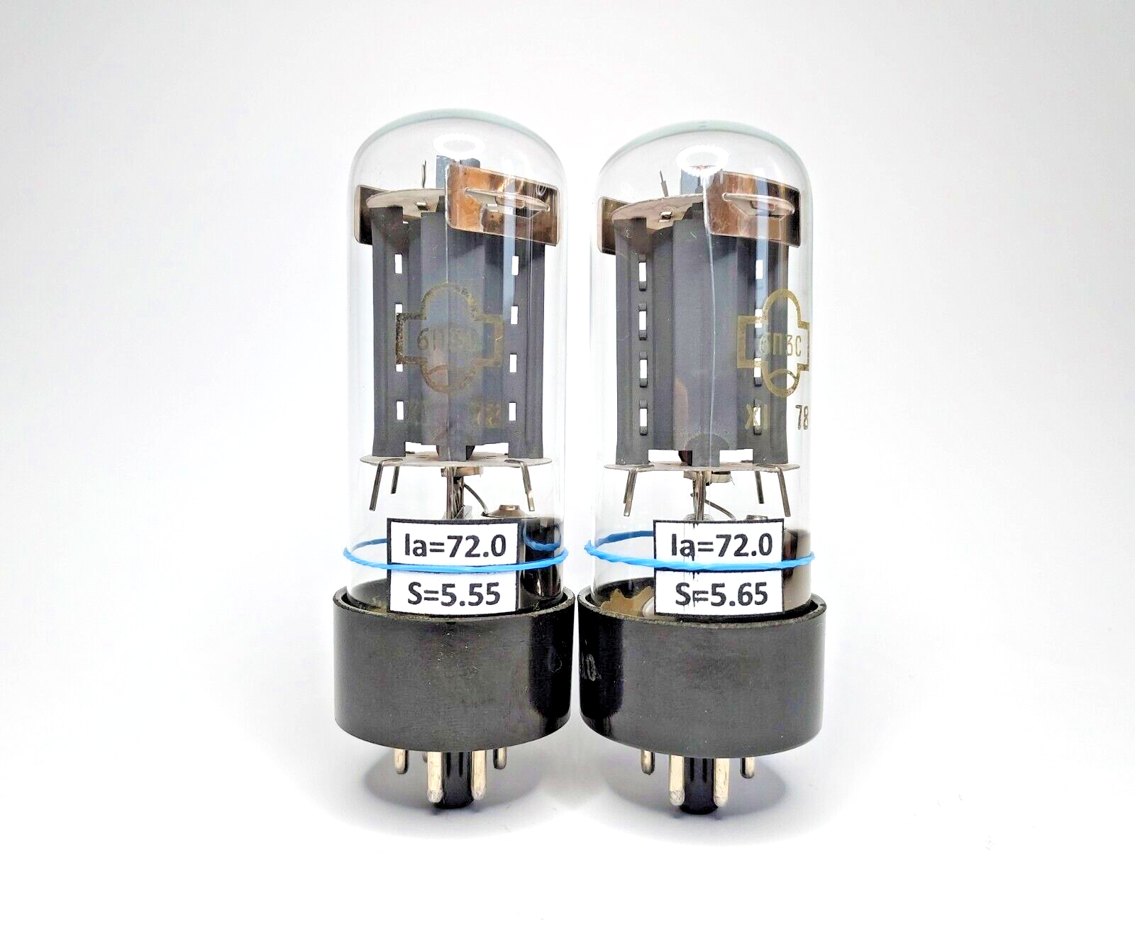 6P3S 6L6GC 6P3P MATCHED PAIR (2pcs) 1970's TUBE / VALVE / RÖHRE NEW NOS ...