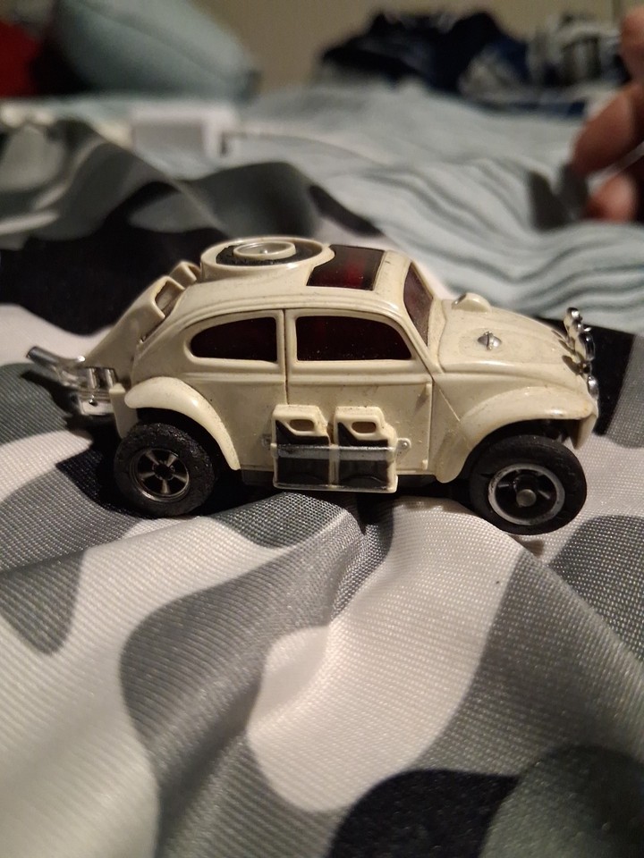 Aurora AFX Magna Traction Baja Bug VW White/Black Tanks OFFERS UNTESTED ...
